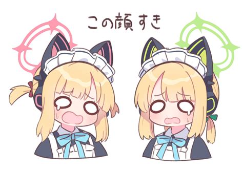 Momoi Midori Momoi And Midori Blue Archive Drawn By Naga U Danbooru