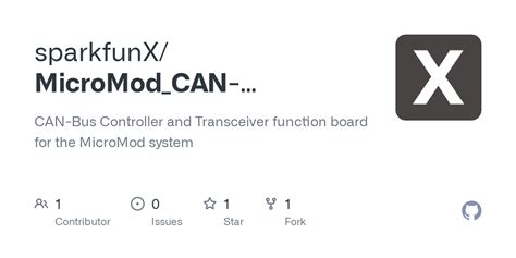 Github Sparkfunx Micromod Can Bus Function Board Can Bus Controller