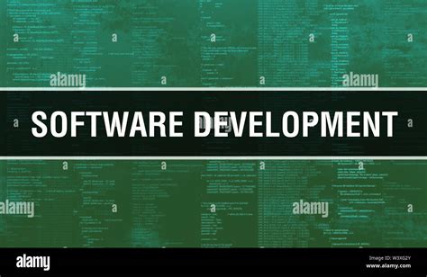 Software Development With Digital Java Code Text Software Development