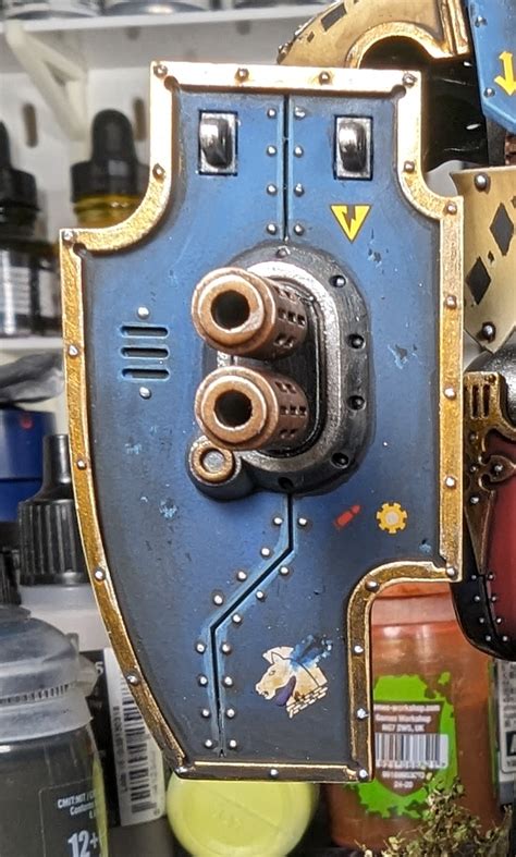 3D Printer MINI IMPERIAL ROBOT SHIELD Made With Phrozen Mini 8kCults