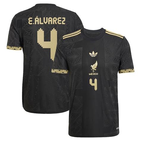 Edson Alvarez 4 Mexico National Team 2025 Third Men Jersey Black Ogasports