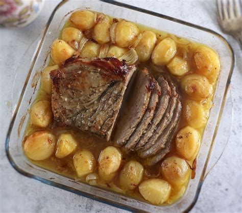Traditional Roast Veal Recipe Food From Portugal
