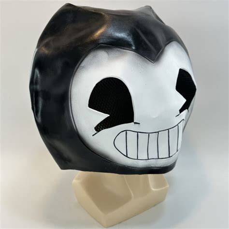 Bendy Horror Game Cosplay Latex Mask Full Face Halloween Party Costume