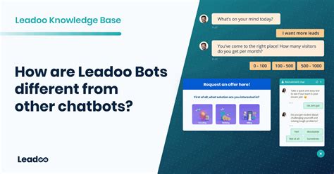 How Are Leadoo Bots Different Compared To Other Chatbots