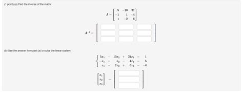 Solved The Answer Above Is NOT Correct Point Find The Chegg