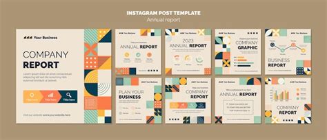 Annual Report Template Design Free Psd