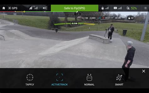 DJI Phantom Active Track Skatepark Test