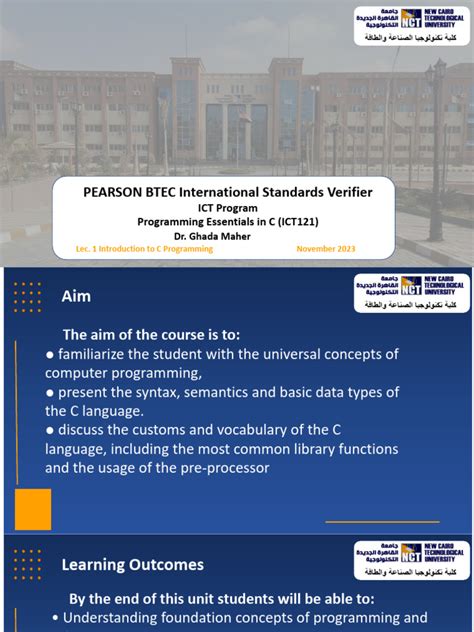 Lecture 1 Download Free Pdf Reserved Word C Programming Language