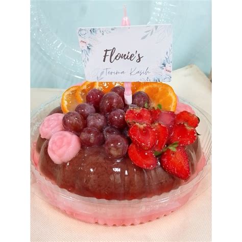 Jual Pudding Susu Pudding Ulang Tahun Pudding Topping Buah Puddingfruit