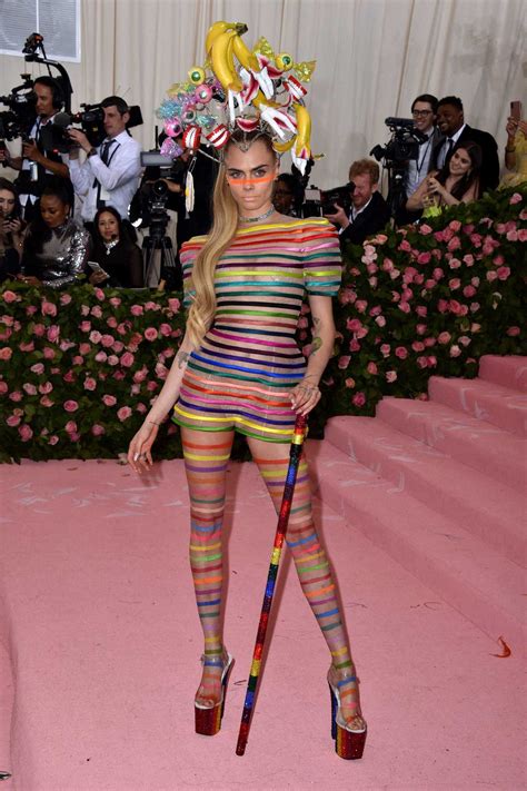 Cara Delevingne Attends The 2019 Met Gala Celebrating Camp Notes On