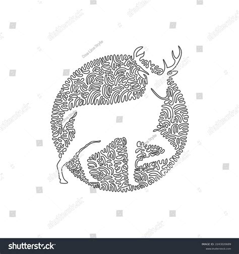 Continuous One Curve Line Drawing Cute Stock Vector Royalty Free 2243020689 Shutterstock