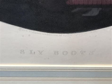 Sly Boots C1846 Hand Coloured Mezzotint By William Spooner 1796 188