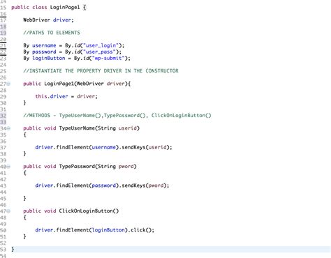 Page Object Model Using Selenium And Java Selenium Page Method