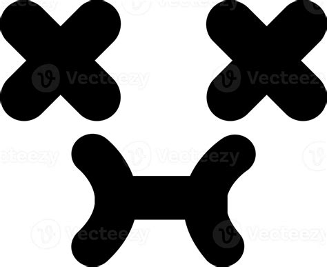 Cute Dead Face Icon 40500507 Png