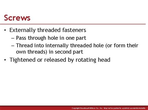 Externally Threaded Fasteners At Matthew Mcclaine Blog