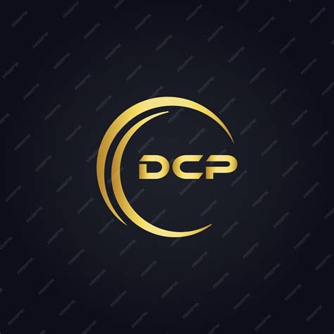 Дизайн логотипа Dcp Белая буква Dcp Дизайн логотипа D C P Премиум векторы