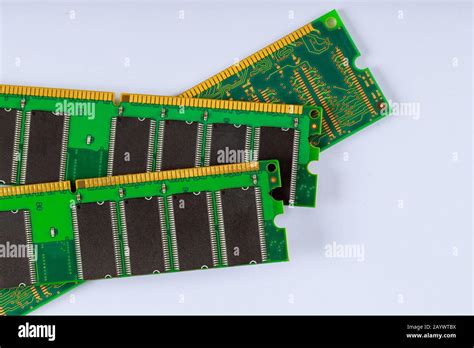 Part Of Computer Of Expansion Memory RAM Module Stock Photo Alamy