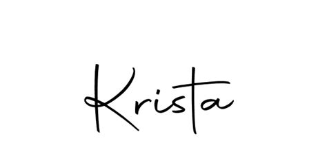 87 Krista Name Signature Style Ideas Best Electronic Signatures