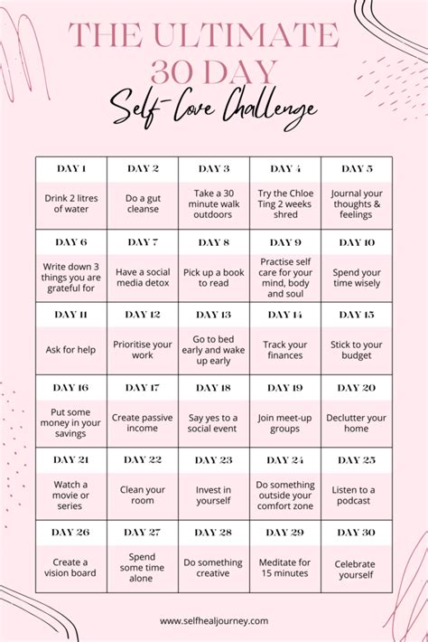 30 Day Challenge 30 Inspiring Ideas To Transform Your Life