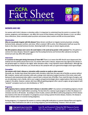 Fillable Online WOMEN AND IBD Fax Email Print PdfFiller