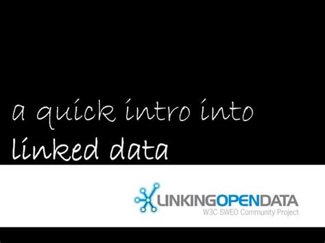 Quick Linked Data Introduction Pdf
