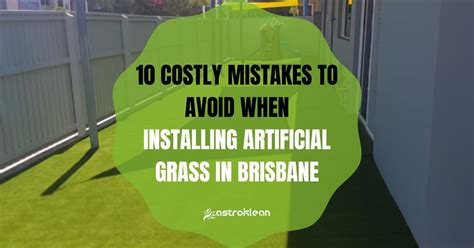 10 Costly Mistakes To Avoid When Installing Artificial Grass In