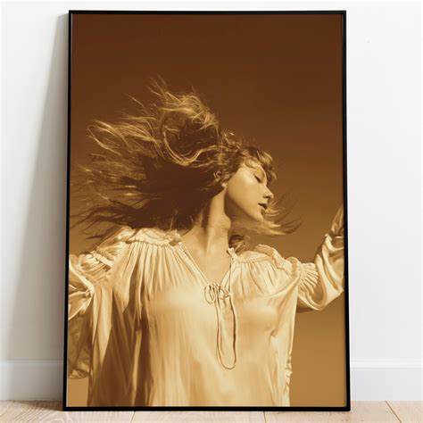 Fearless Taylors Version Taylor Swift Album Cover Poster Print Taylor