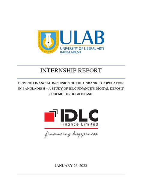 Rashid Shahriar Fahim 193011025 Internship Report Ulab Updated