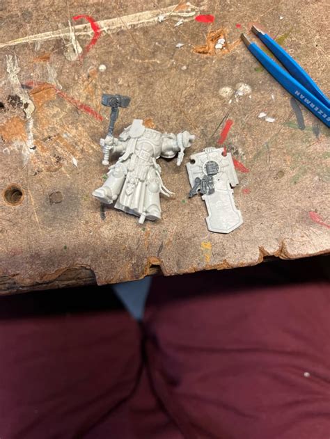 Kitbashed The Indomitus Captains Sword And Shield Cause They Didnt