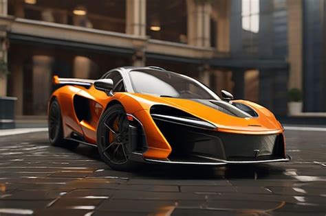 Premium Ai Image Cyberpunk Car In Urban Scenery