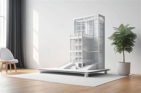 Premium Photo 3dprinted Flexible Display Adaptive Architecture Mockup
