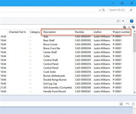 how to save solidworks pdm custom columns in windows explorer
