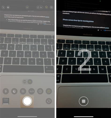 How To Set Timer On IPhone Camera