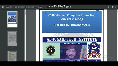 CS408 Midterm Latest Past Papers CS408 Midterm Preparation MOST REPEATED MCQS YouTube