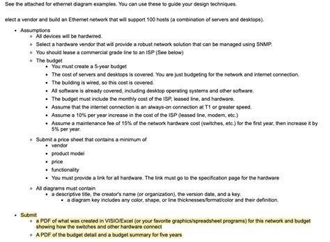 See The Attached For Ethernet Diagram Examples You Can Use