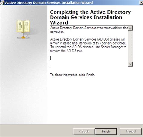 Demote Windows Server DC Removing Server DC IT Blog