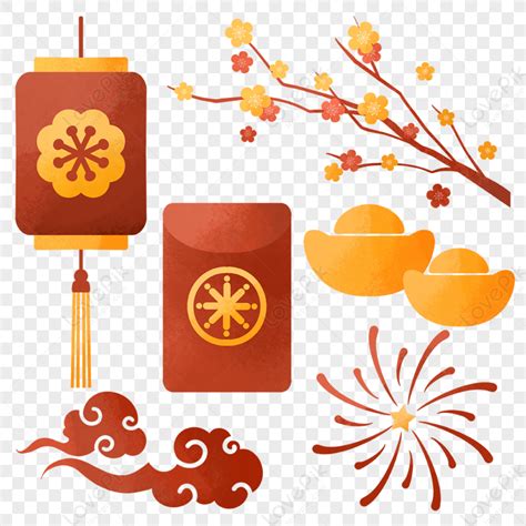 구정 전통 일러스트 장식축하음력새해 Png 일러스트 무료 다운로드 Lovepik