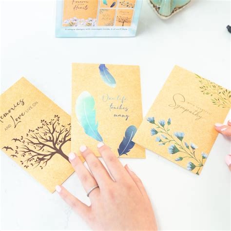 Box Of Condolence Cards Etsy