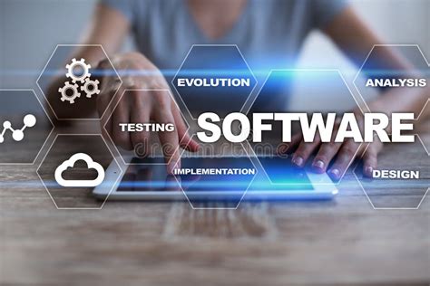 Software Development Data Digital Programs System Technology Concept Stock Image Image Of