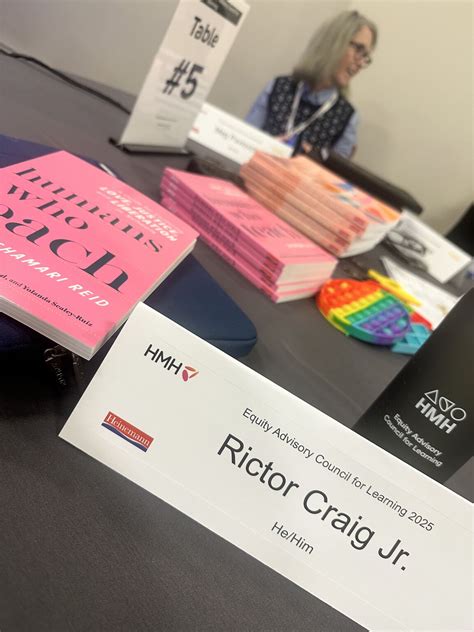 Honored To Be At The Table As A Part Of The Hmh Equity Advisory Council For Their Convening In