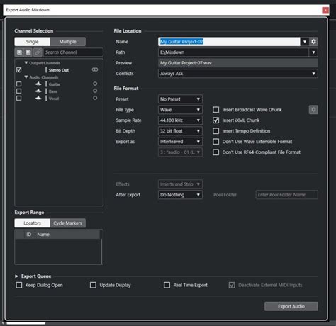 export mixdown in cubase learn export mixdown in cubase