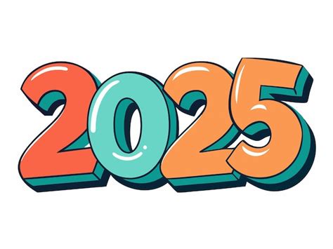 Happy New Year Numbers Or Happy New Year Premium Ai Generated Vector