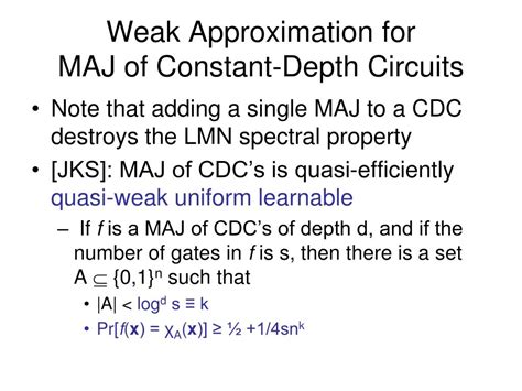 Ppt Fourier Analysis And Boolean Function Learning Powerpoint