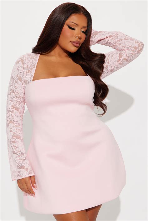 Plus Size Pink Dresses For Women Fashion Nova