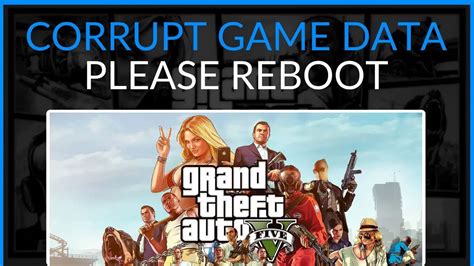how to fix gta 5 corrupt game data please reboot or reintall full guide 2025 youtube