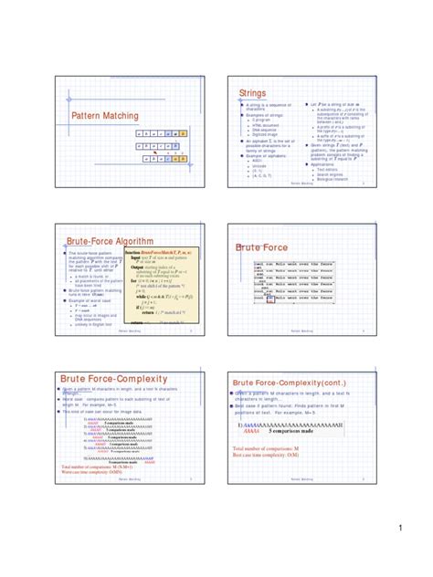 Pattren Matching Pdf Applied Mathematics Computer Programming