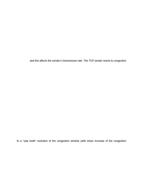 Tcp Congestion Control Algorithms Pdf Network Congestion