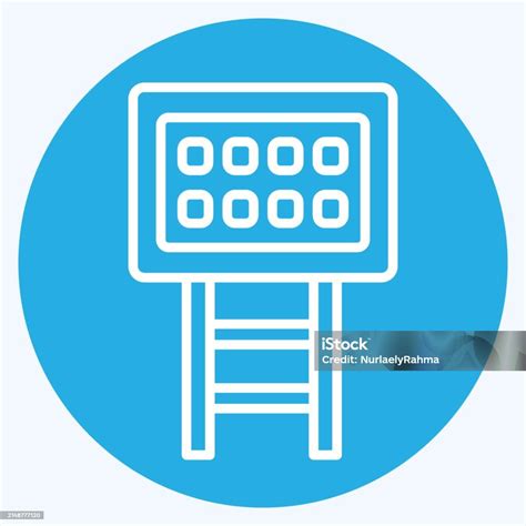 아이콘 라이트 축구 기호와 관련이 있습니다 파란 눈 스타일 심플한 디자인 일러스트레이션 Championship에 대한 스톡 벡터 아트 및 기타 이미지 Istock