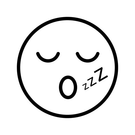 Sleep Emoji Vector Icon 378126 Vector Art At Vecteezy