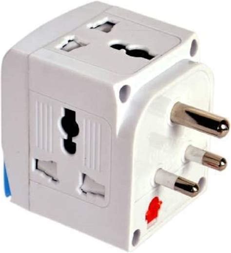 3 Pin Multi Plug Socket Universal Travel Adapter With Individual Switch Safety Shutter Led